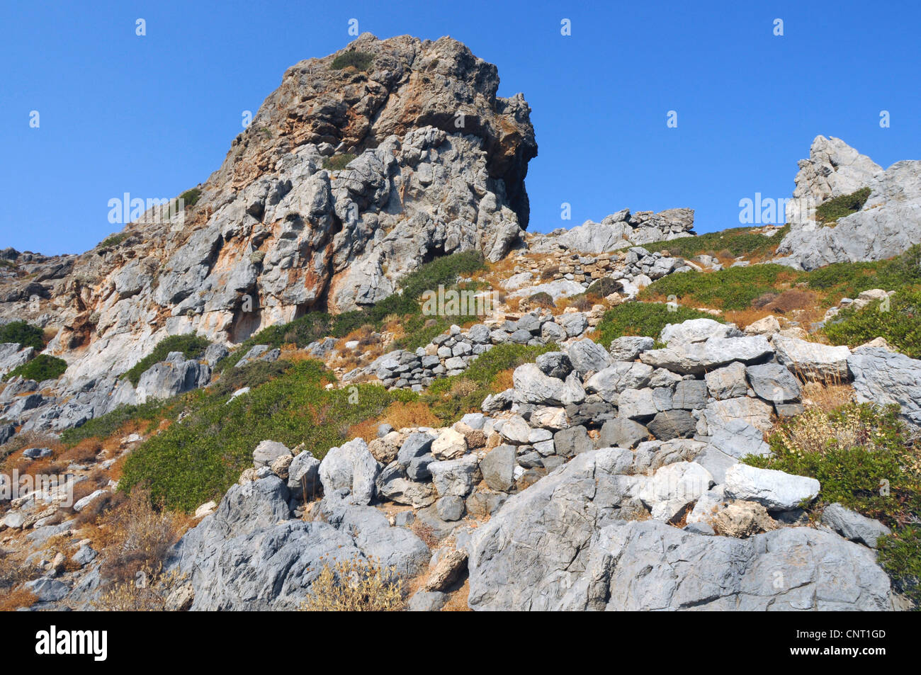 mountain scenery on Creta, Greece, Creta Stock Photo - Alamy