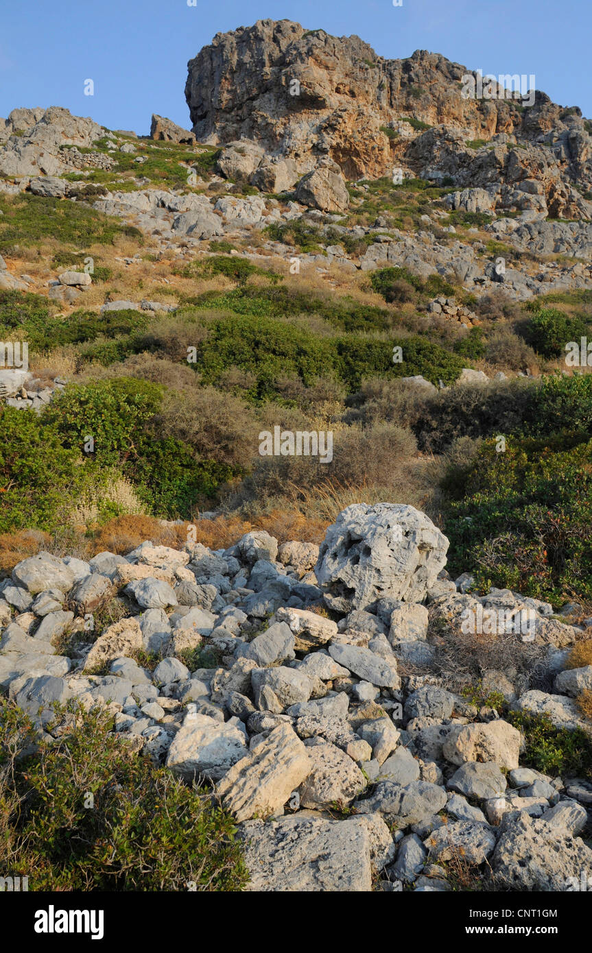 mountain scenery on Creta, Greece, Creta Stock Photo - Alamy