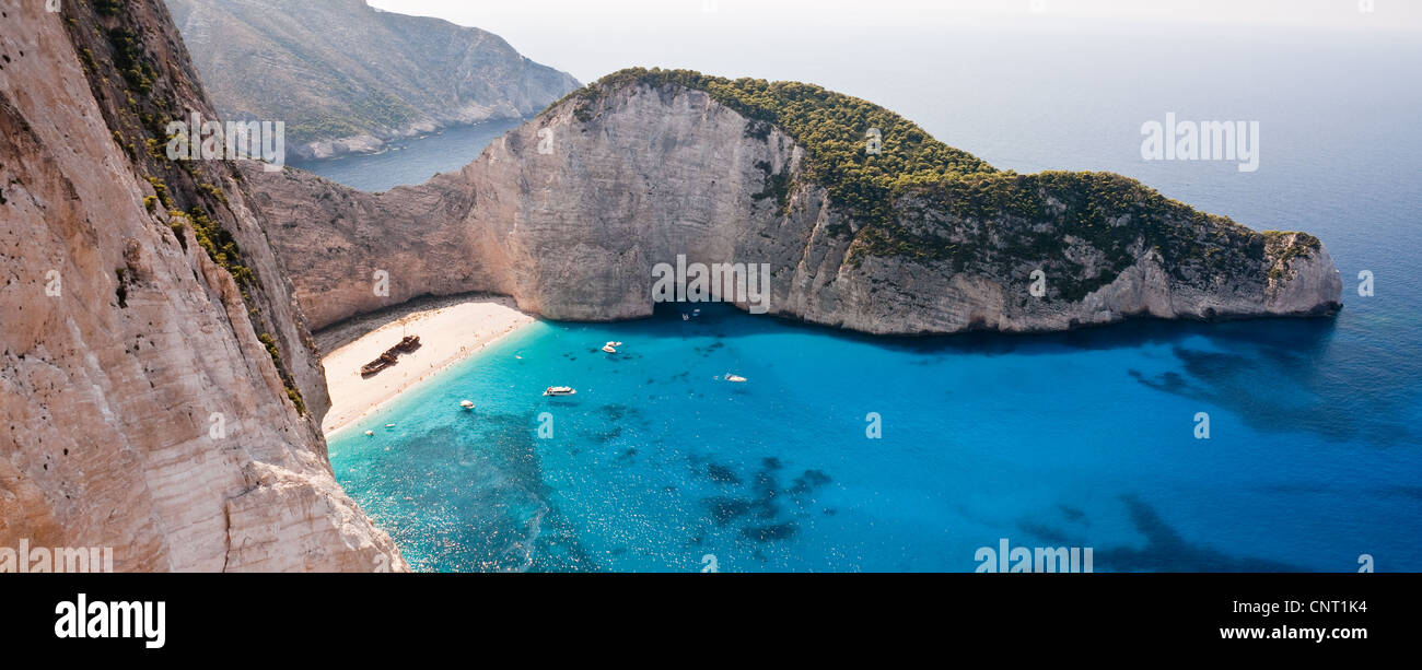 Zakynthos shipwreck aerial hi-res stock photography and images - Alamy