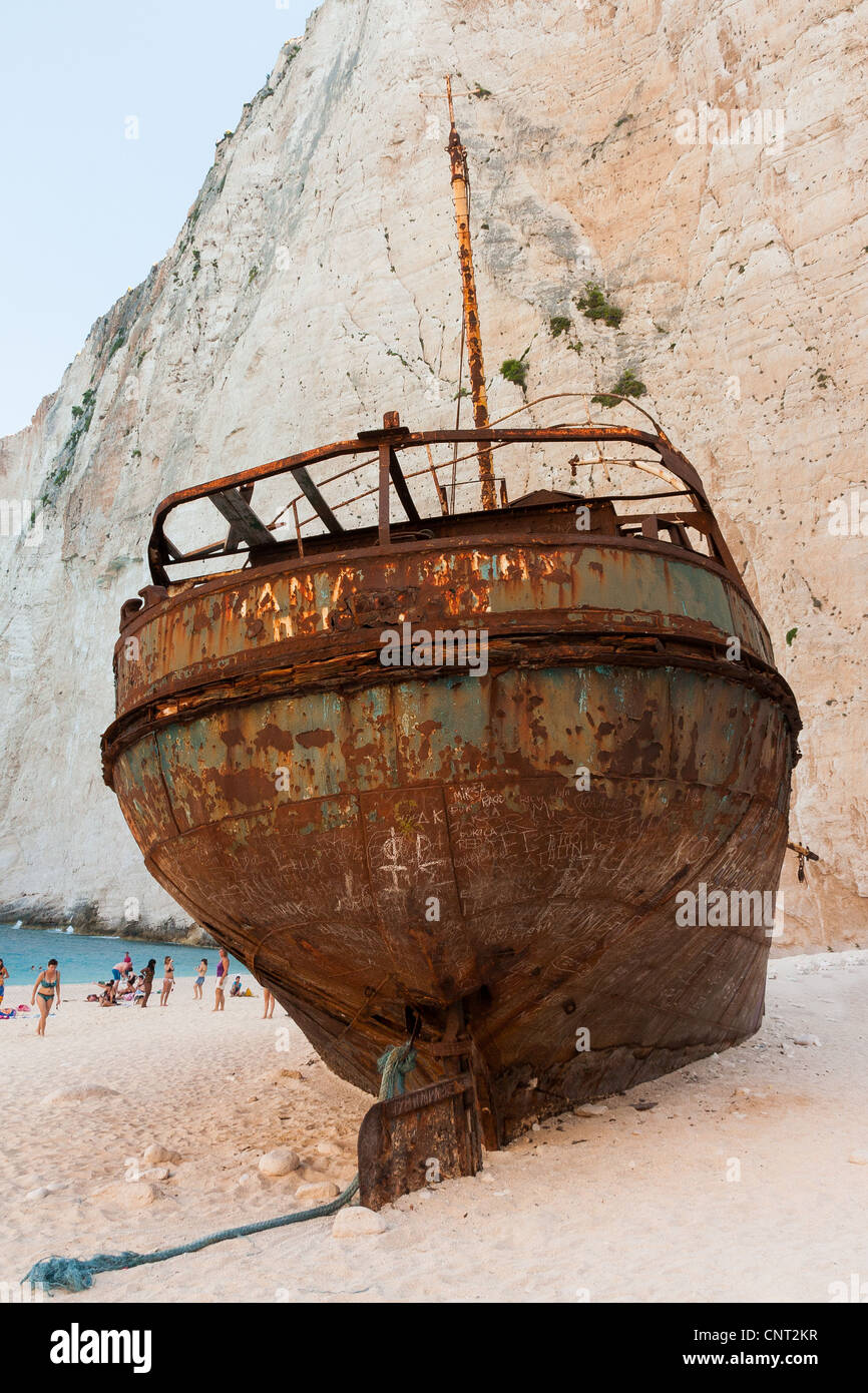 Panagiotis shipwreck navagio beach zakynthos hi-res stock photography ...
