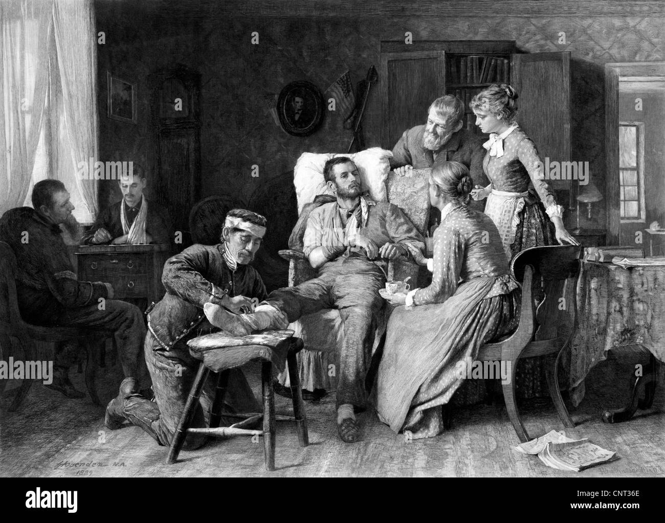 Wounded American Civil War Soldiers