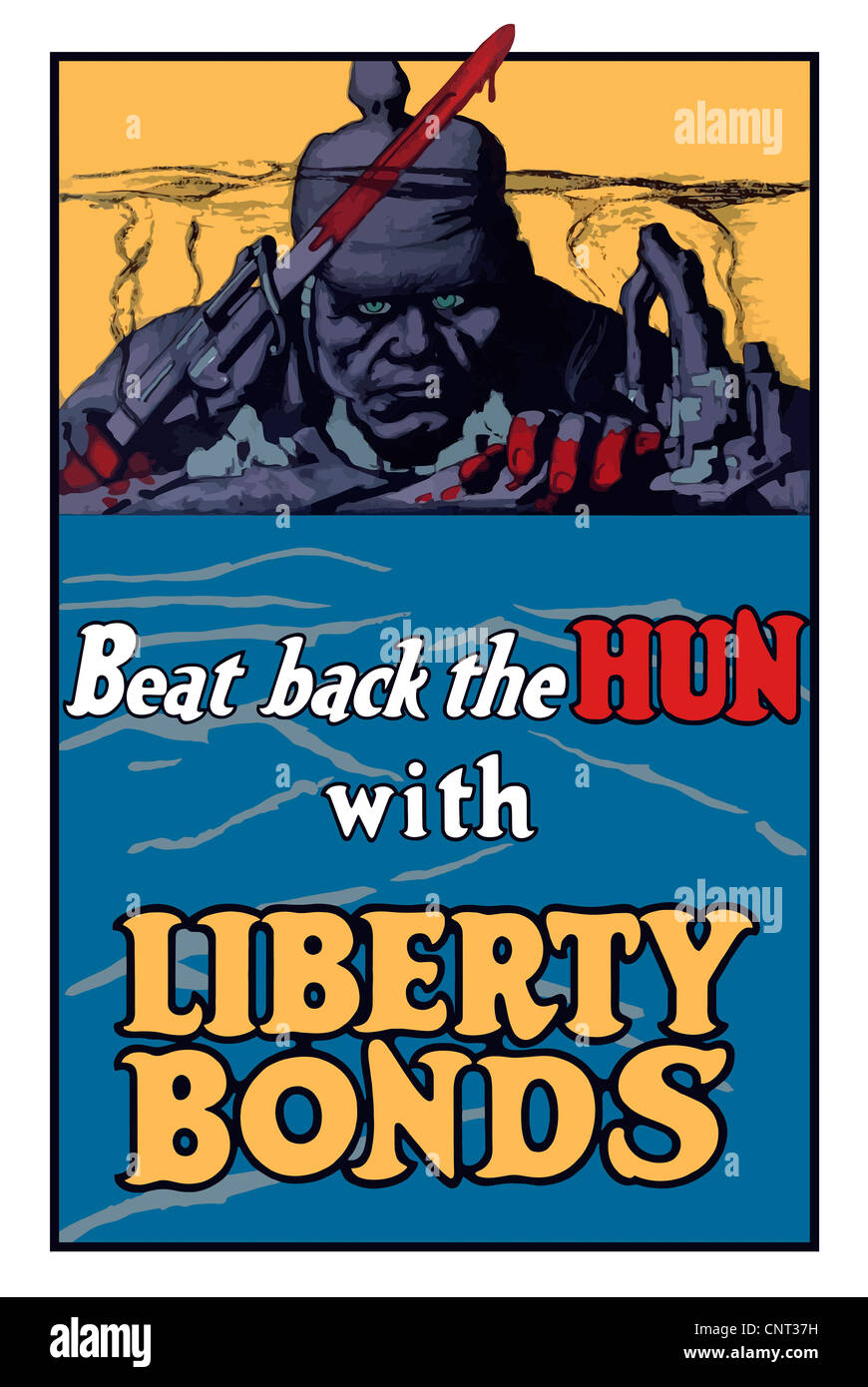 World war one wwi propaganda poster german Cut Out Stock Images ...