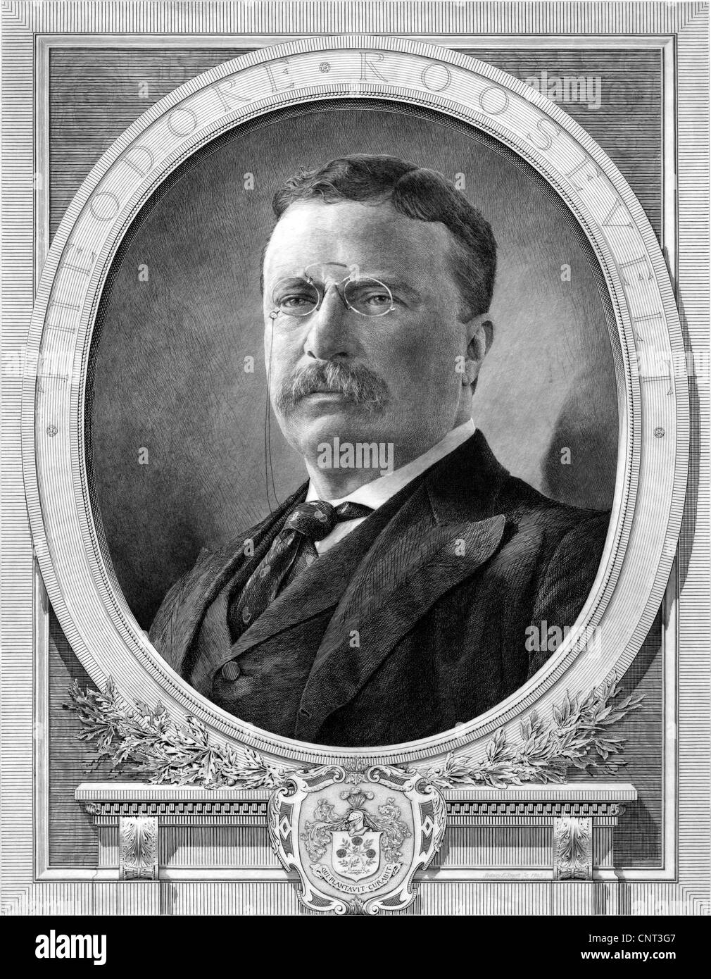 Illustration Of President Theodore Roosevelt High Resolution Stock ...