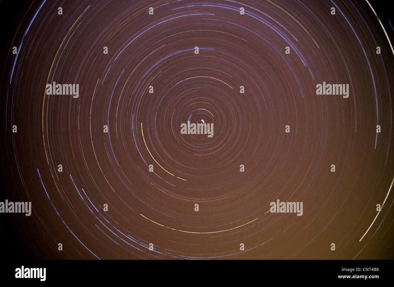 starry sky, Long exposure time, Denmark, Midtjylland Stock Photo - Alamy
