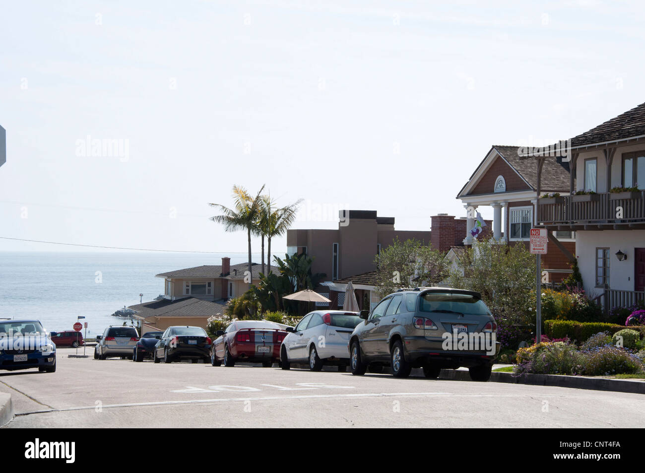 California street view on the beach Stock Photo - Alamy