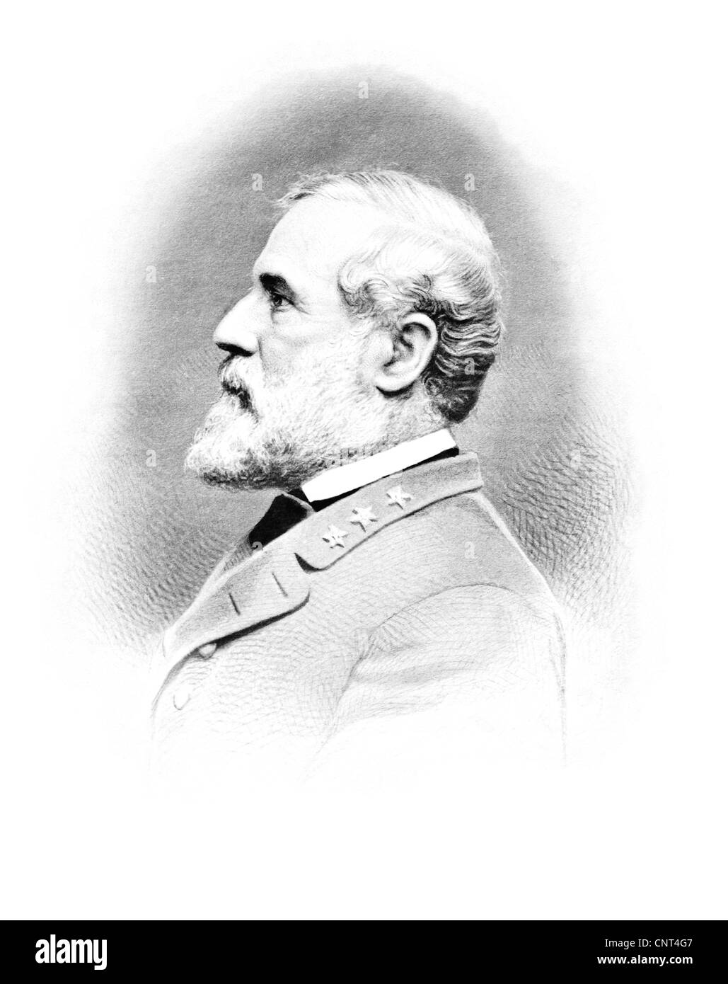 Vintage Civil War print of General Robert E. Lee Stock Photo - Alamy