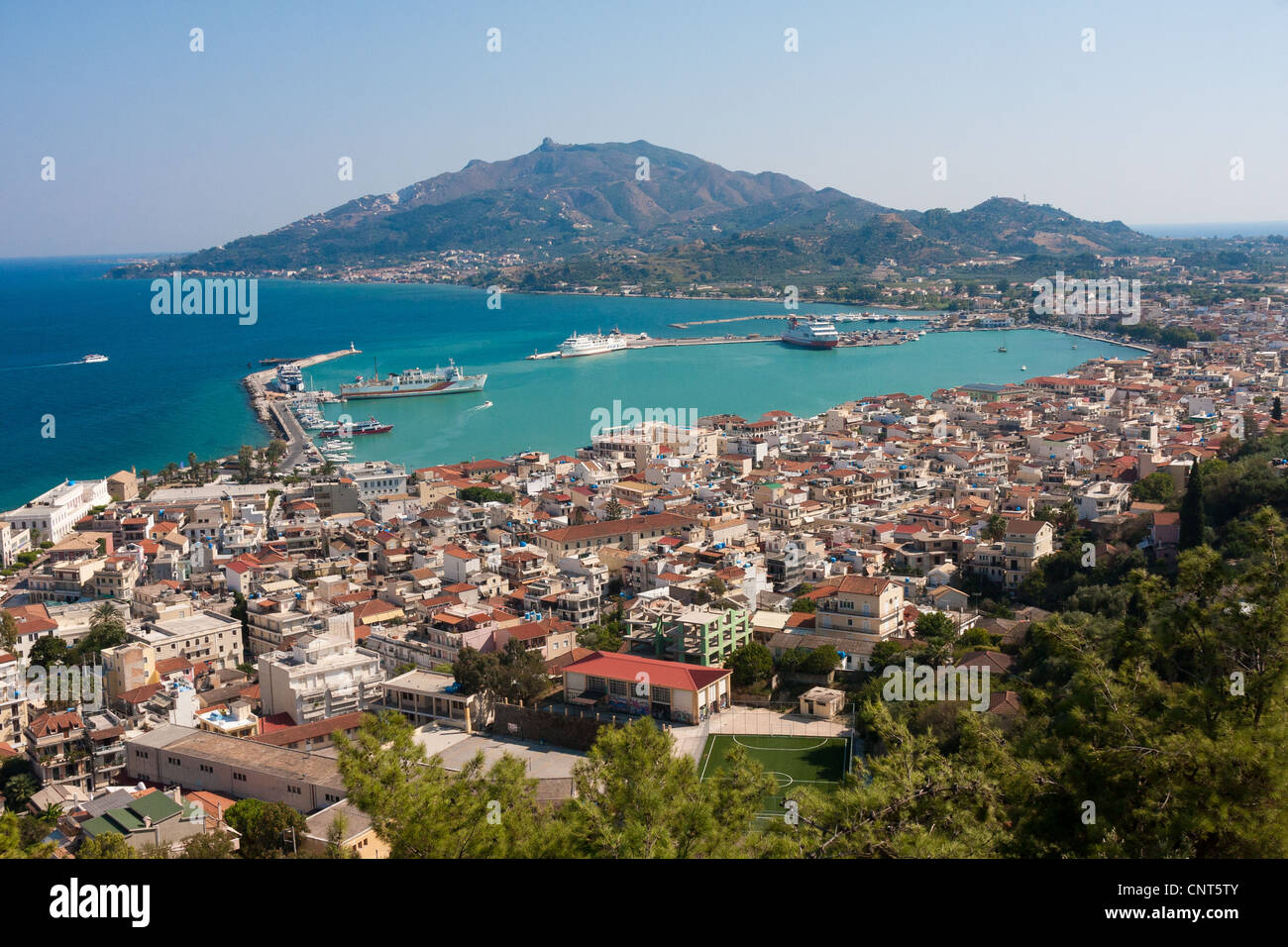 Bohali (Bochali) above Zakynthos Town Stock Photo - Alamy
