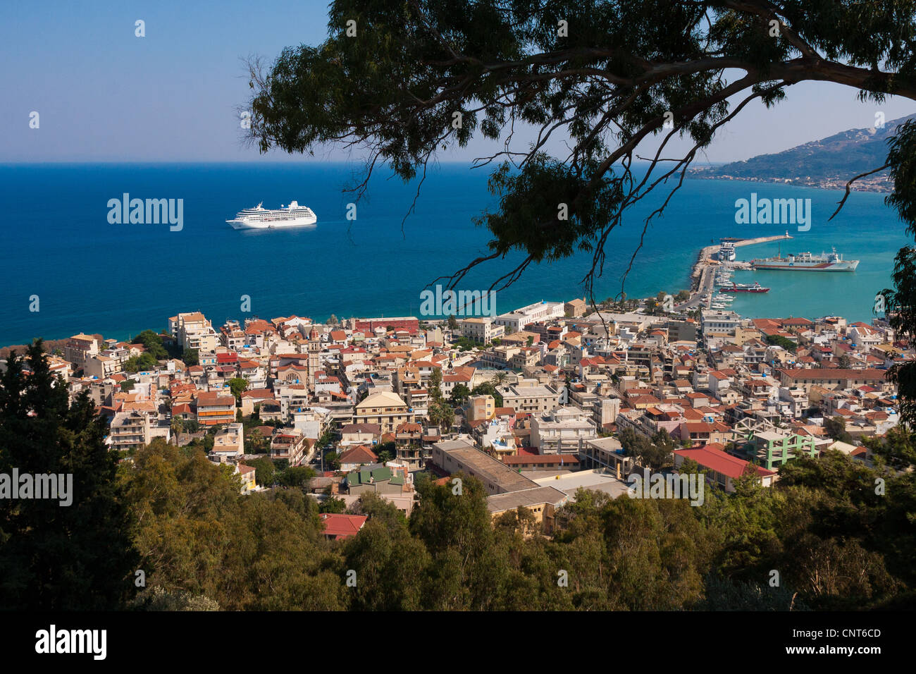 Bohali (Bochali) above Zakynthos Town Stock Photo - Alamy