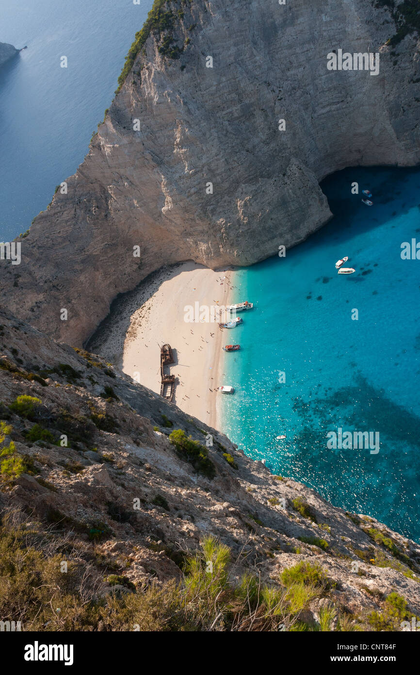 Shipwreck Bay seen from above Stock Photo - Alamy