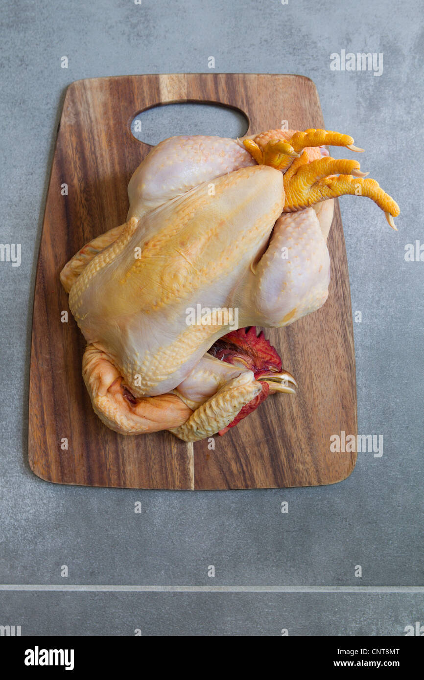 Raw Whole Chicken With Head