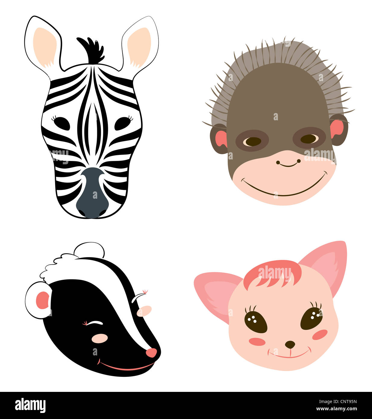 Zebra monkey Cut Out Stock Images & Pictures - Alamy