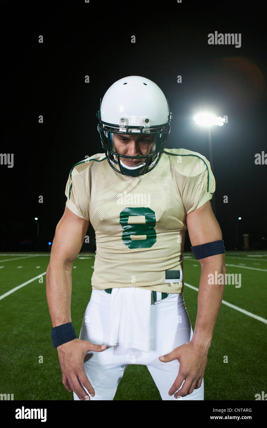 Football player on field, portrait Stock Photo - Alamy