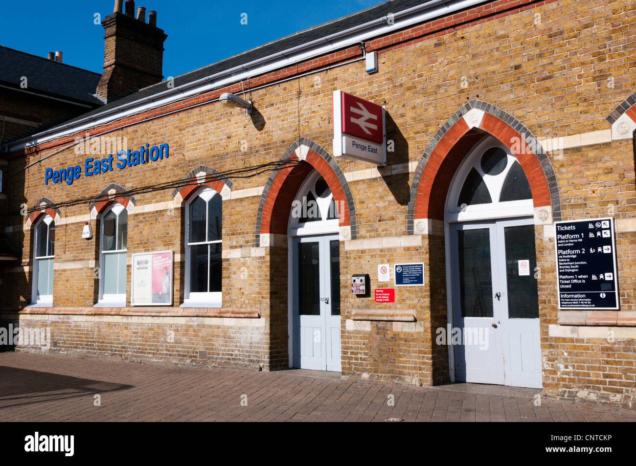 Penge East railway station in South London Stock Photo - Alamy