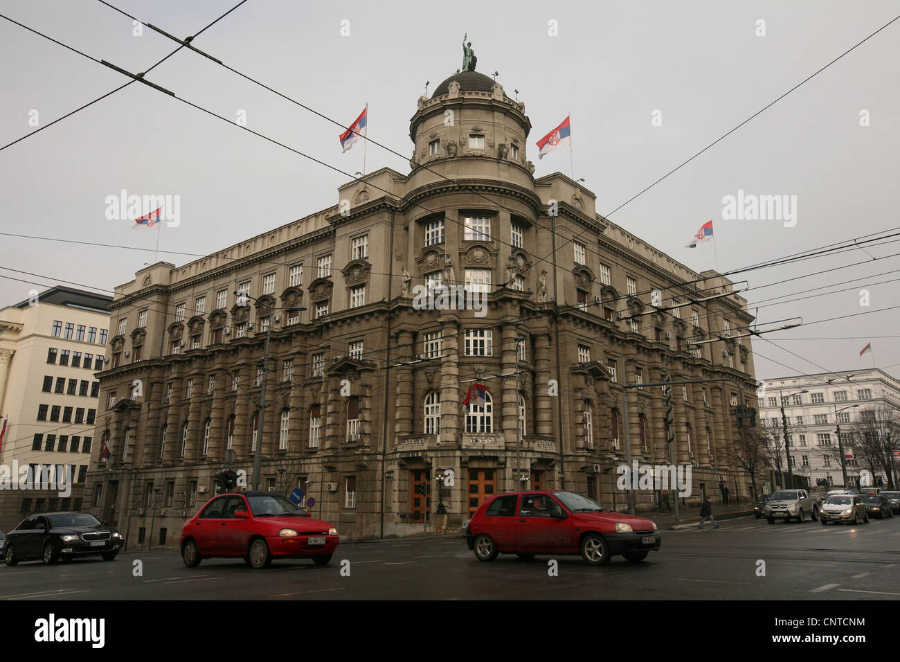 The House of the Government of Serbia in Belgrade, Serbia Stock Photo ...