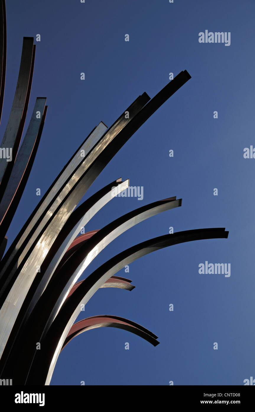 Railway Tree sculpture, Stratford, London, United Kingdom Stock Photo ...
