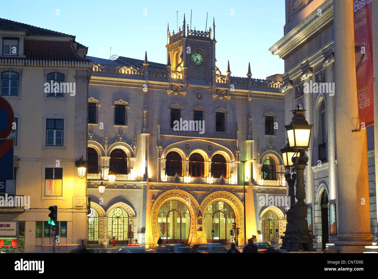 Rossio Station, Praca Dom Pedro IV, Rossio Square, Lisbon, Portugal ...