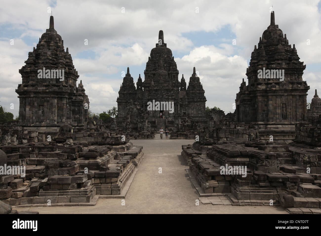 Candi Sewu Buddhist Temple next to Prambanan Temple near Yogyakarta ...