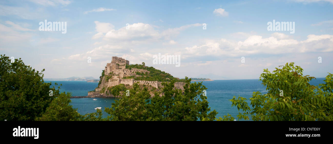 The Aragonese Castle was built on a rock near the island in 474 BC, by ...