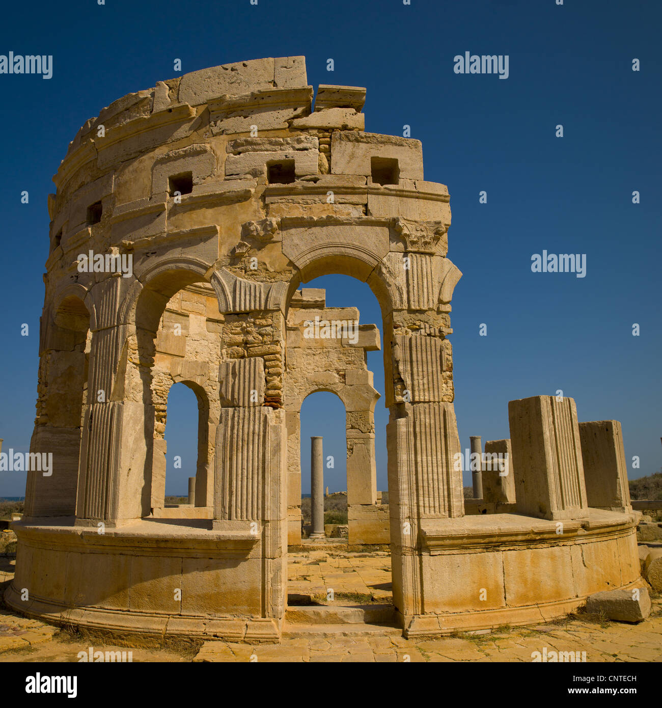 Leptis Magna Roman Site, Libya Stock Photo - Alamy