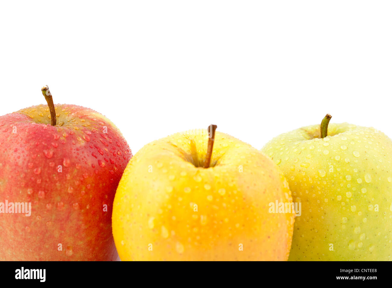 Three apples hi-res stock photography and images - Alamy