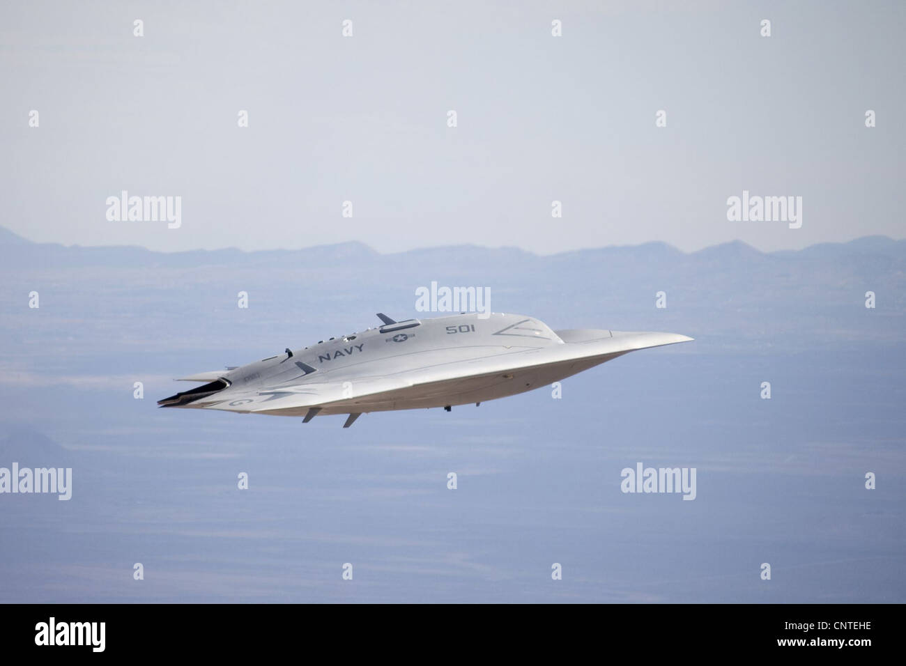 X-47B next generation unmanned aerial drone inflight September 30, 2011 ...