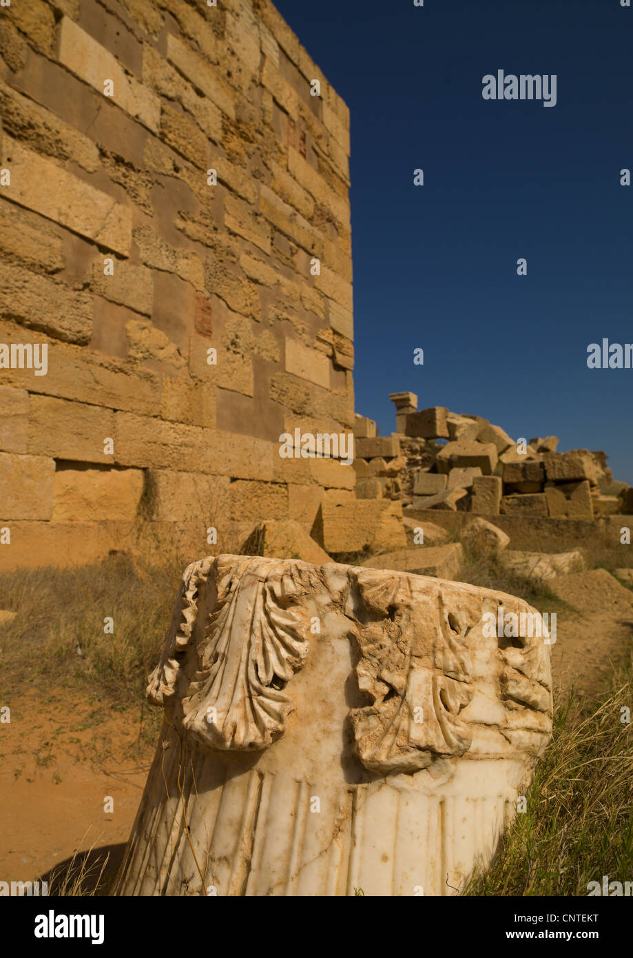 Leptis Magna Roman Site, Libya Stock Photo - Alamy