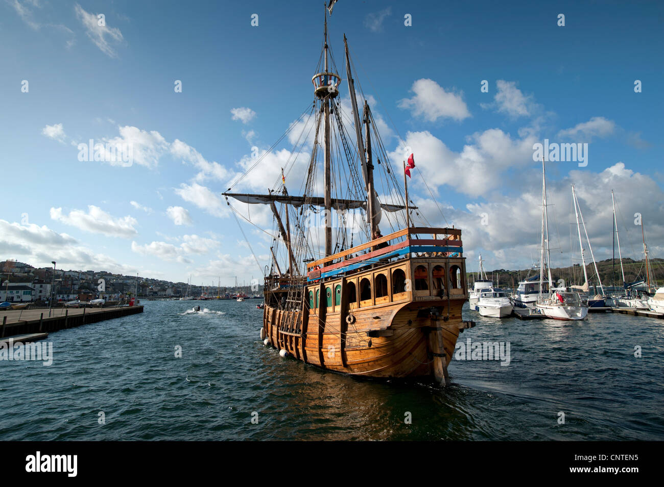 The Matthew, a replica of John Cabot's ship in Falmouth Harbour ...