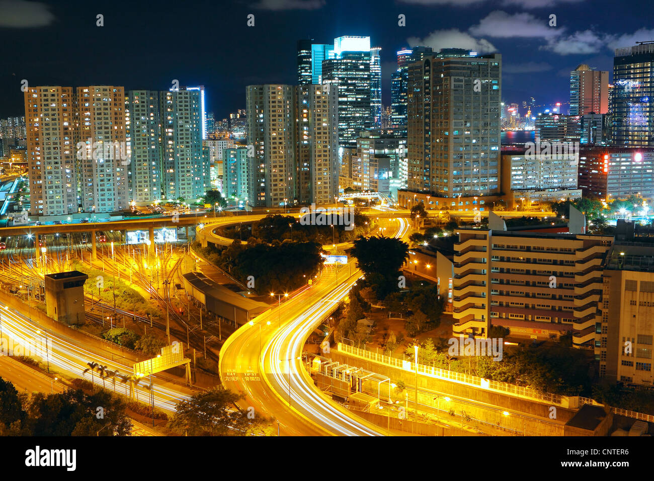 Hong Kong modern city Stock Photo - Alamy