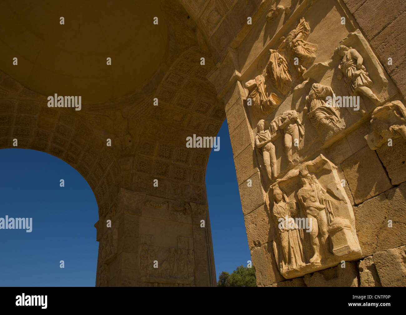 Leptis Magna Roman Site, Libya Stock Photo - Alamy