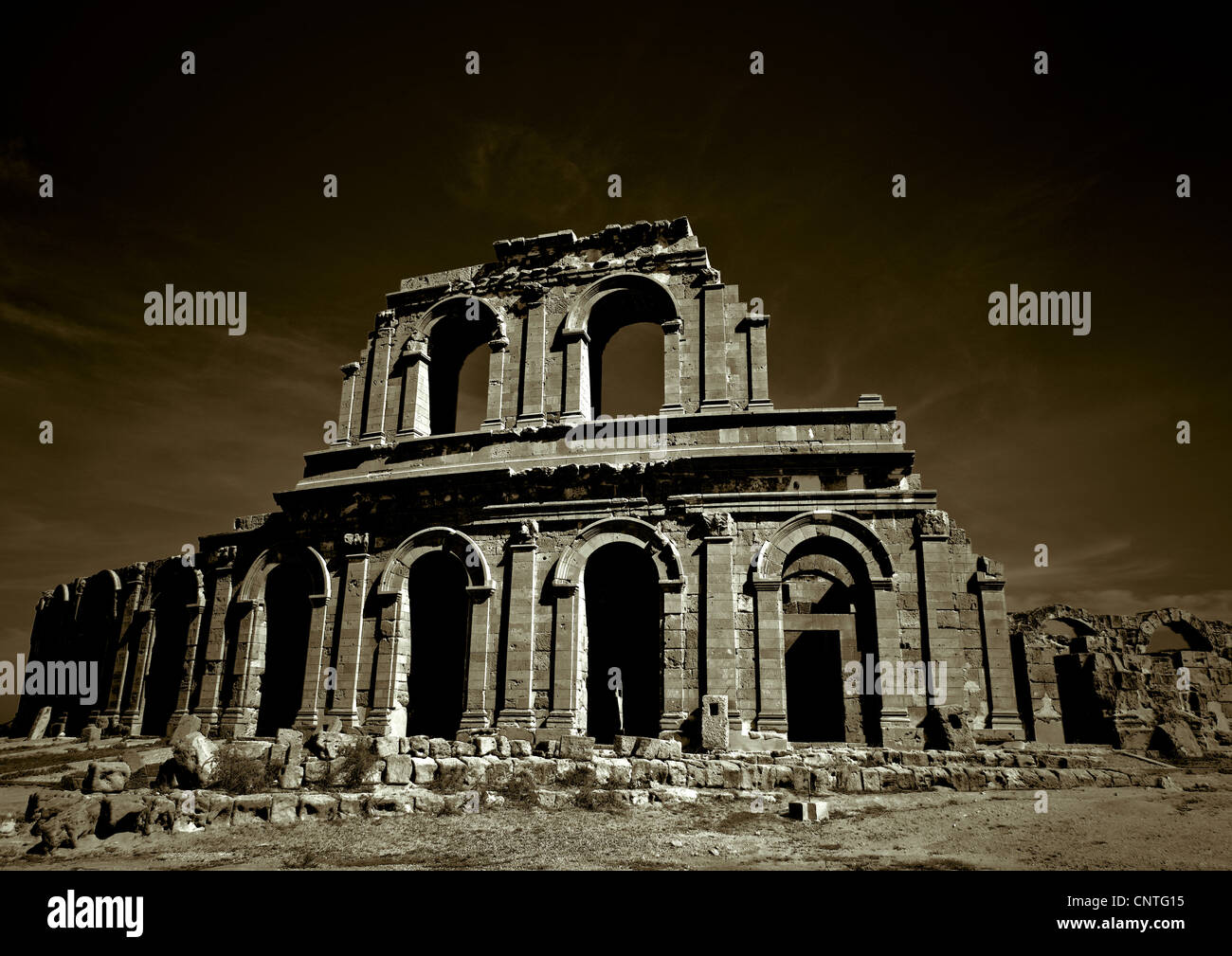 Sabratha ancient site, Libya Stock Photo - Alamy