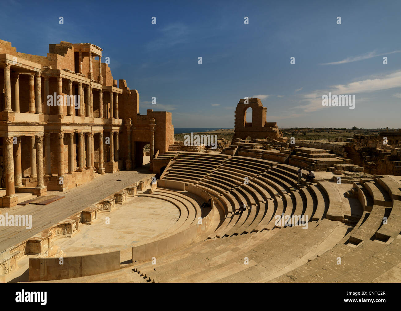 Sabratha ancient site, Libya Stock Photo - Alamy