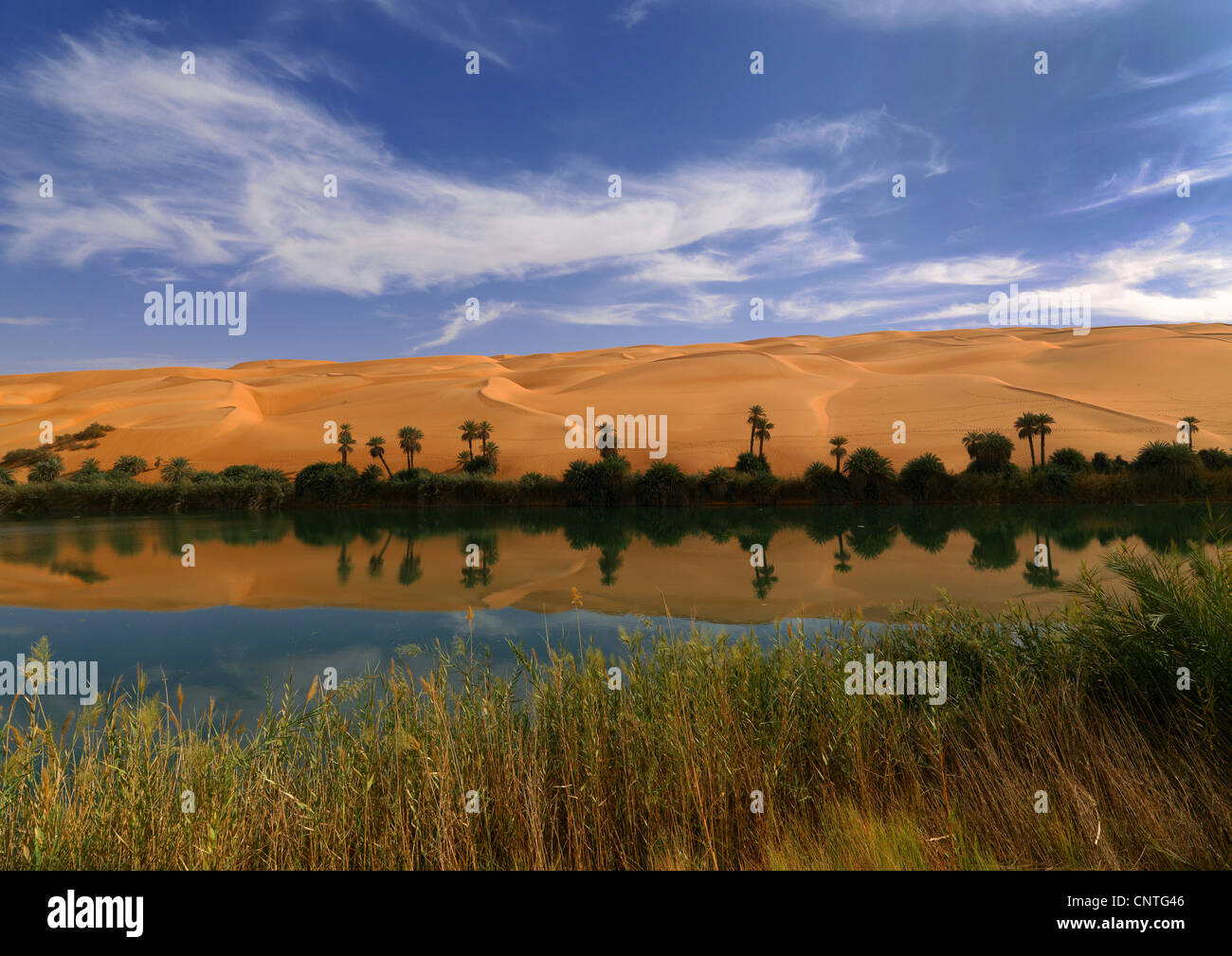 Ubari Sand Sea Libya Lake High Resolution Stock Photography and Images ...