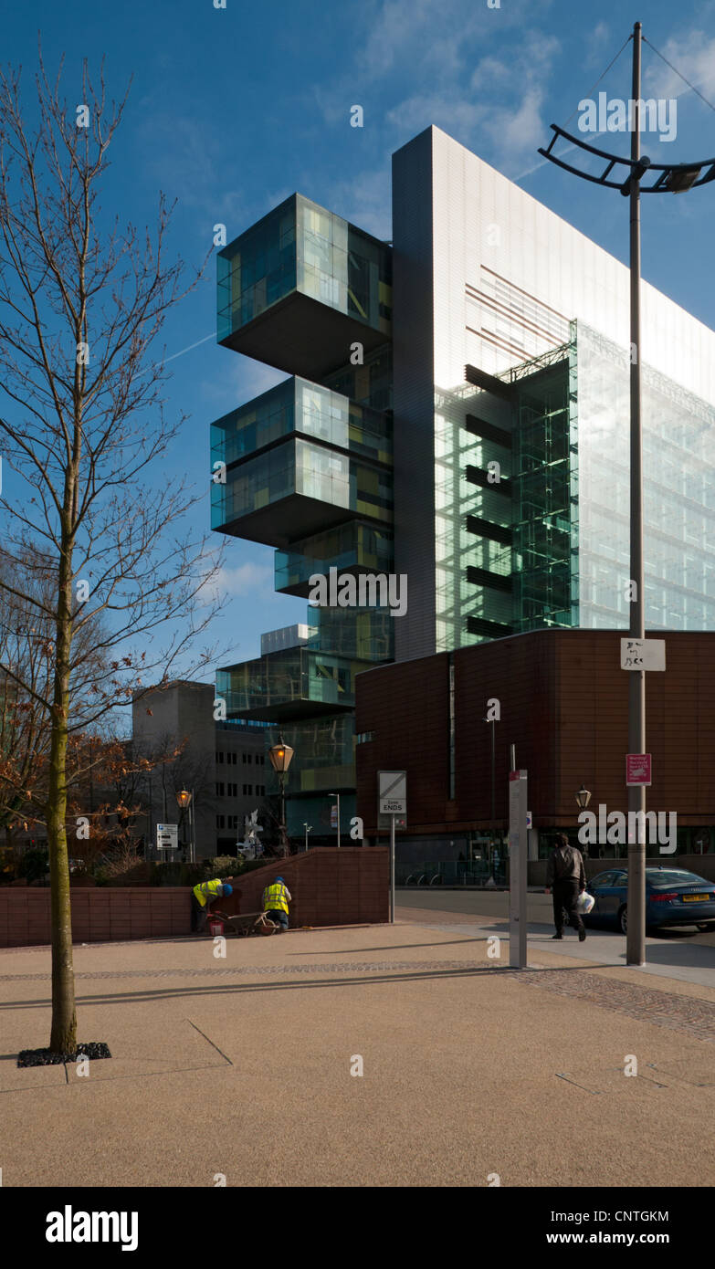 The Civil Justice Centre building, Spinningfields, Manchester, England ...