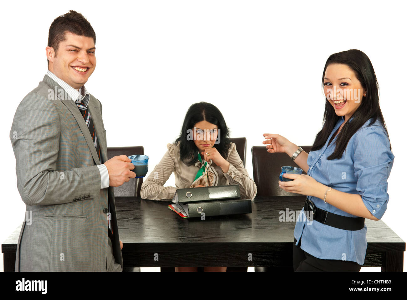 Group people laughing loud hi-res stock photography and images - Alamy