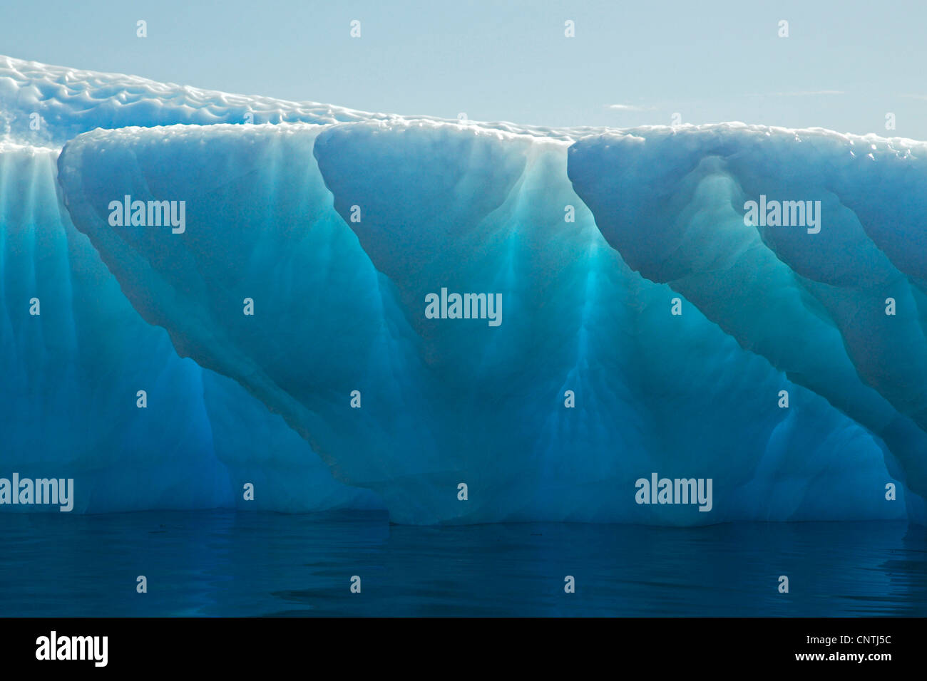 blue iceberg, Greenland, Ammassalik, East Greenland, Kulusuk Stock ...