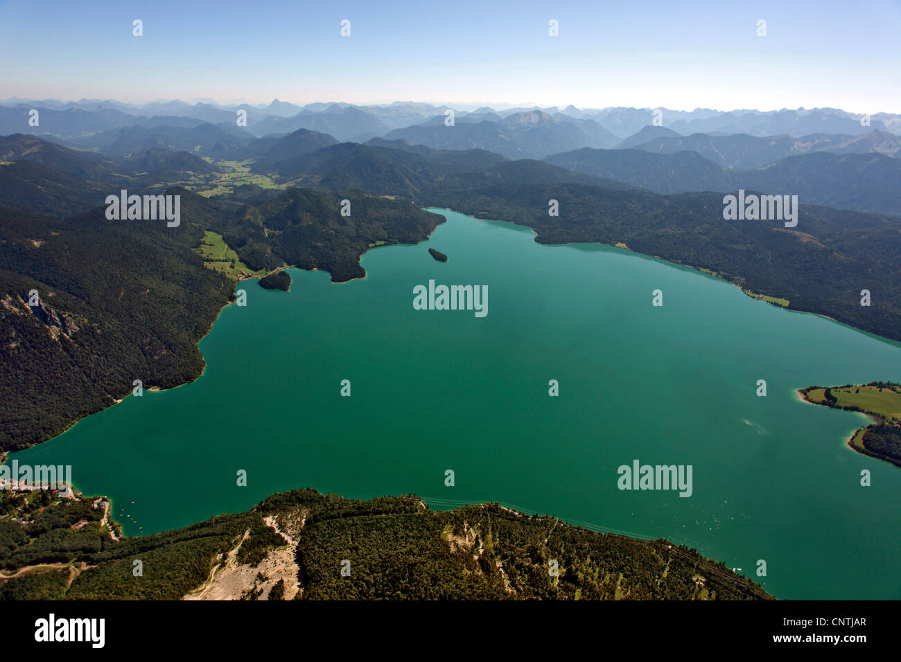 Walchensee lake walchen in foreground hi-res stock photography and ...