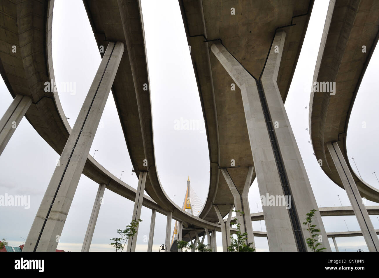 Crossing highway bridge Stock Photo - Alamy