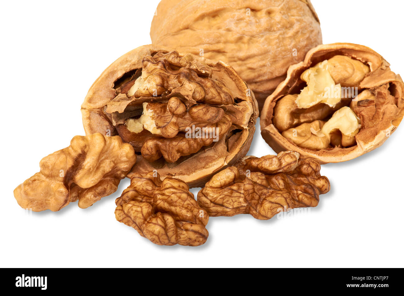 Group of Walnuts Stock Photo - Alamy