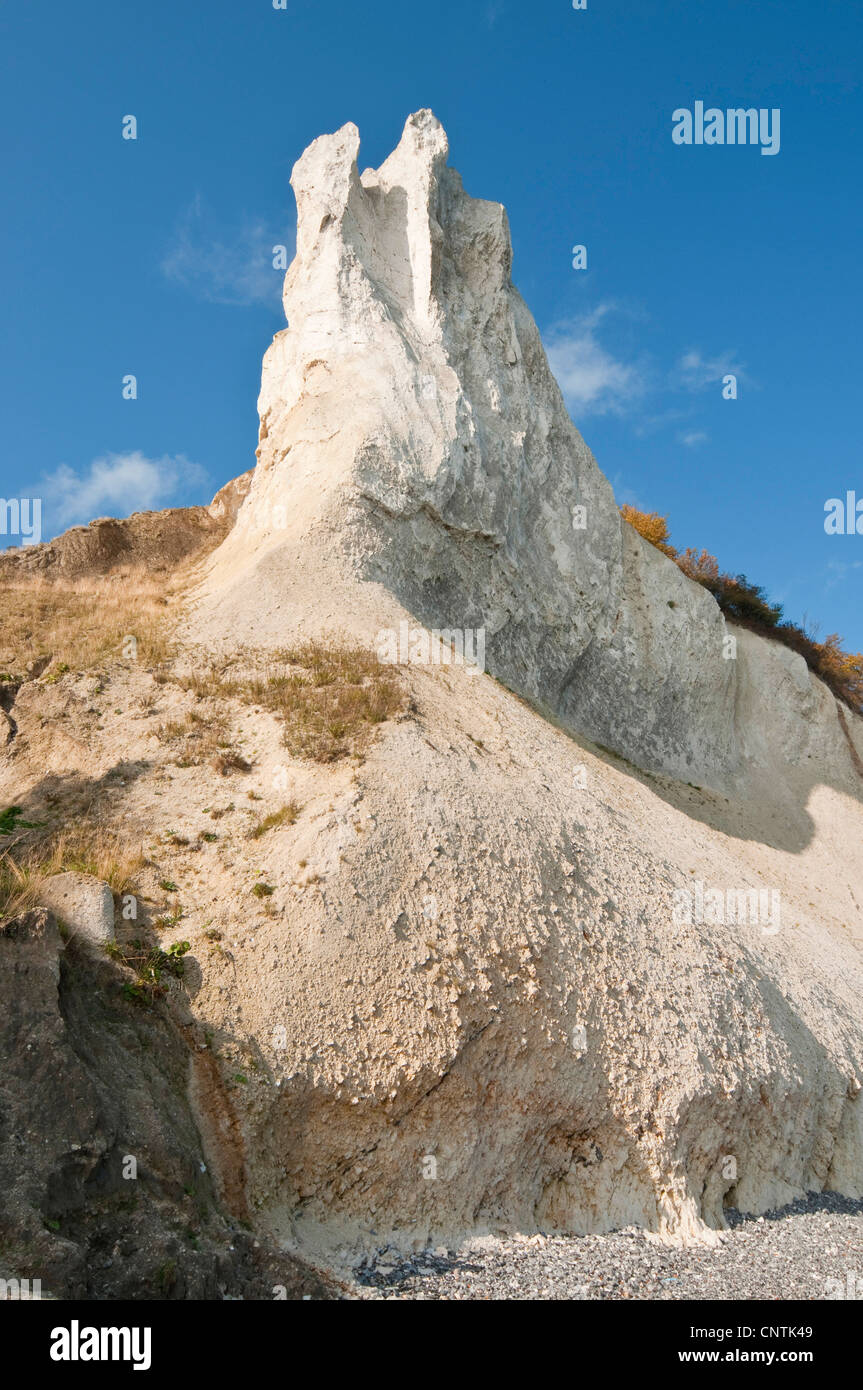 chalk cliff on Moen Island, Denmark, Moen Stock Photo - Alamy