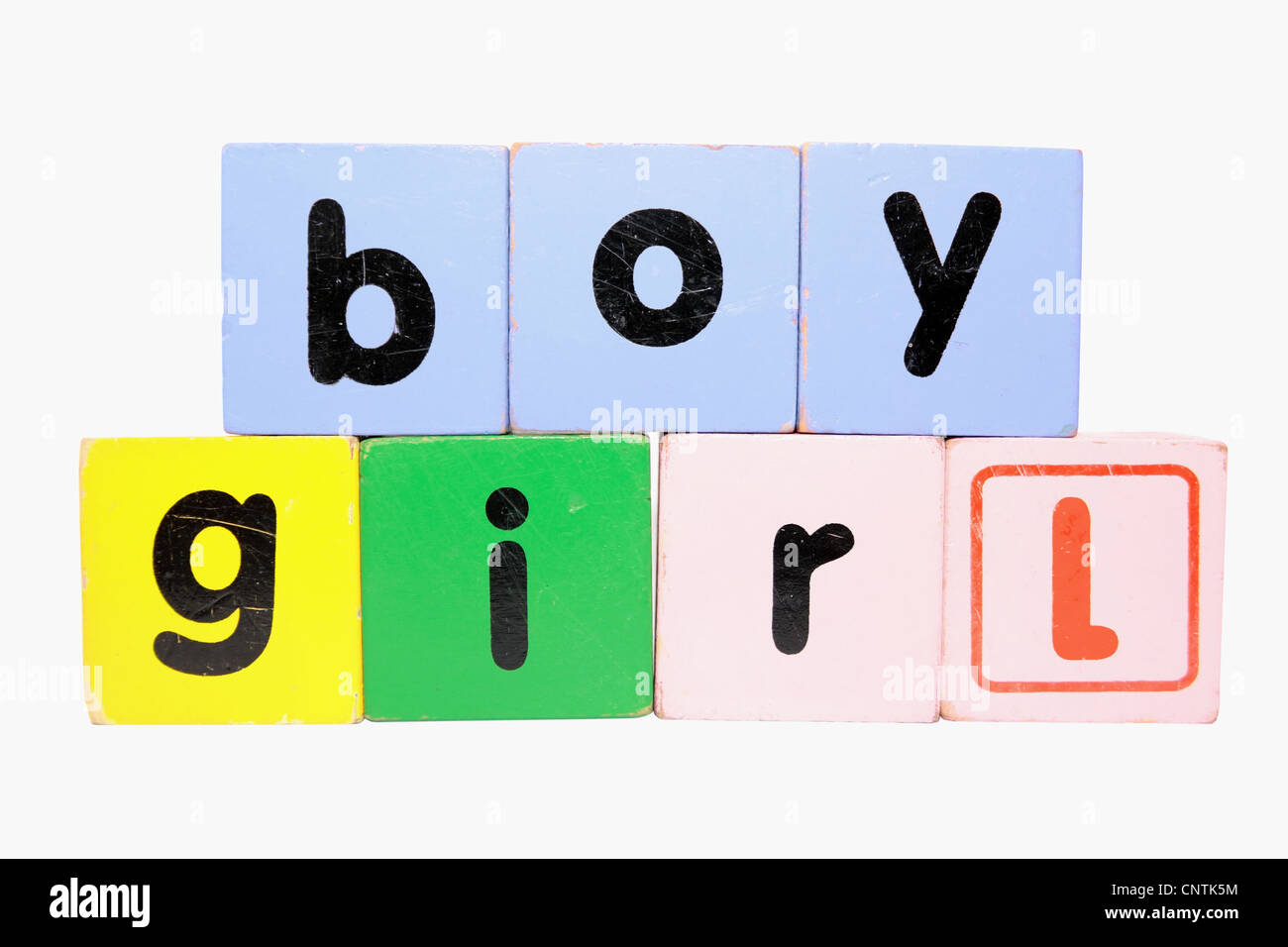 assorted childrens toy letter building blocks against a white ...