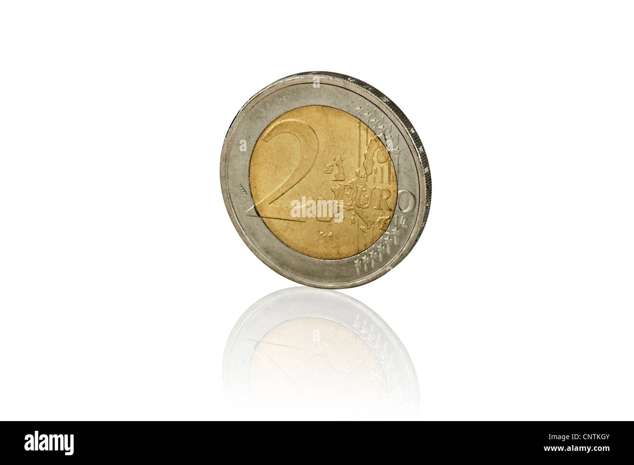 Two Euro Coin Stock Photo - Alamy