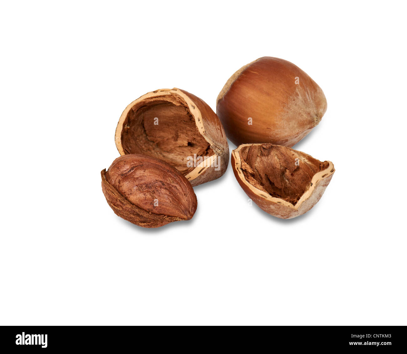 Food cracked nut Cut Out Stock Images & Pictures - Alamy