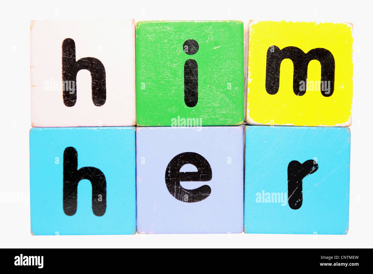 assorted childrens toy letter building blocks against a white ...