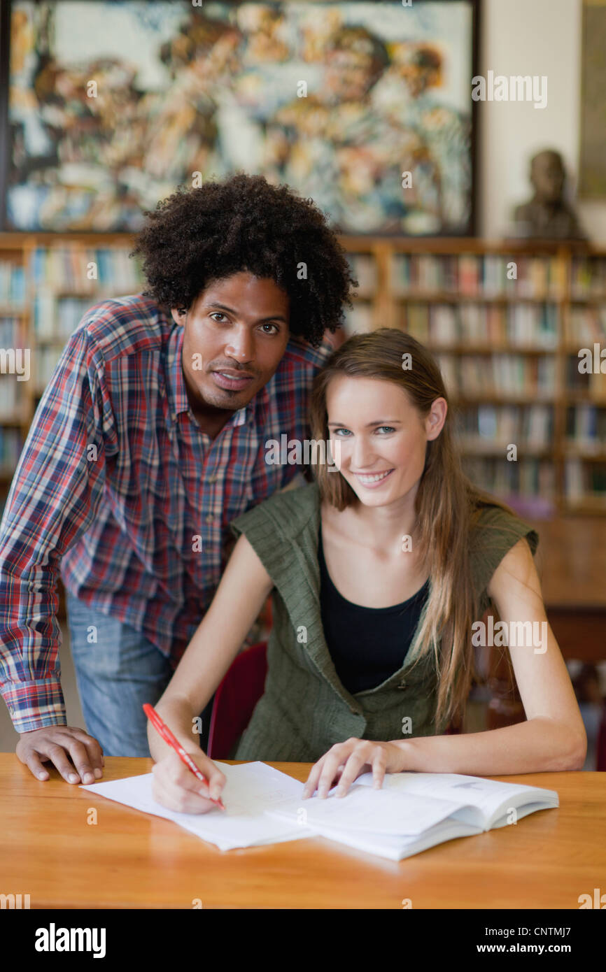 Two high school students guy hi-res stock photography and images - Alamy