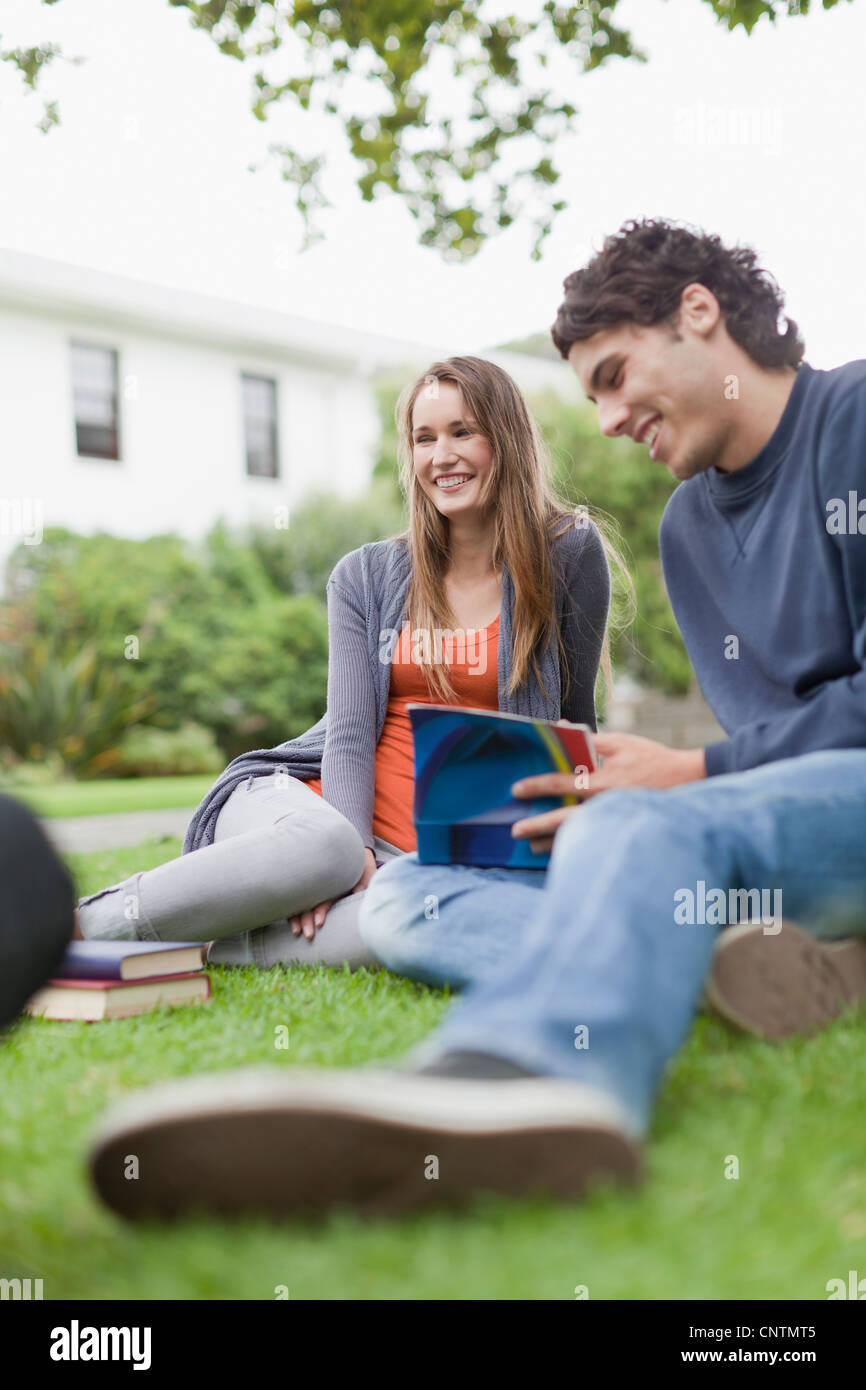 Two students studying plant hi-res stock photography and images - Alamy