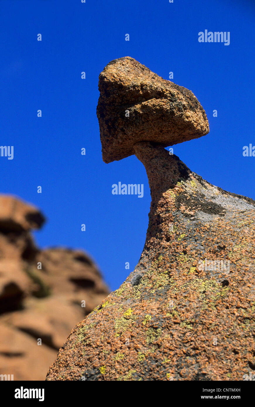 rock formation in Calanches of Piana, France, Corsica, Calanche Stock ...