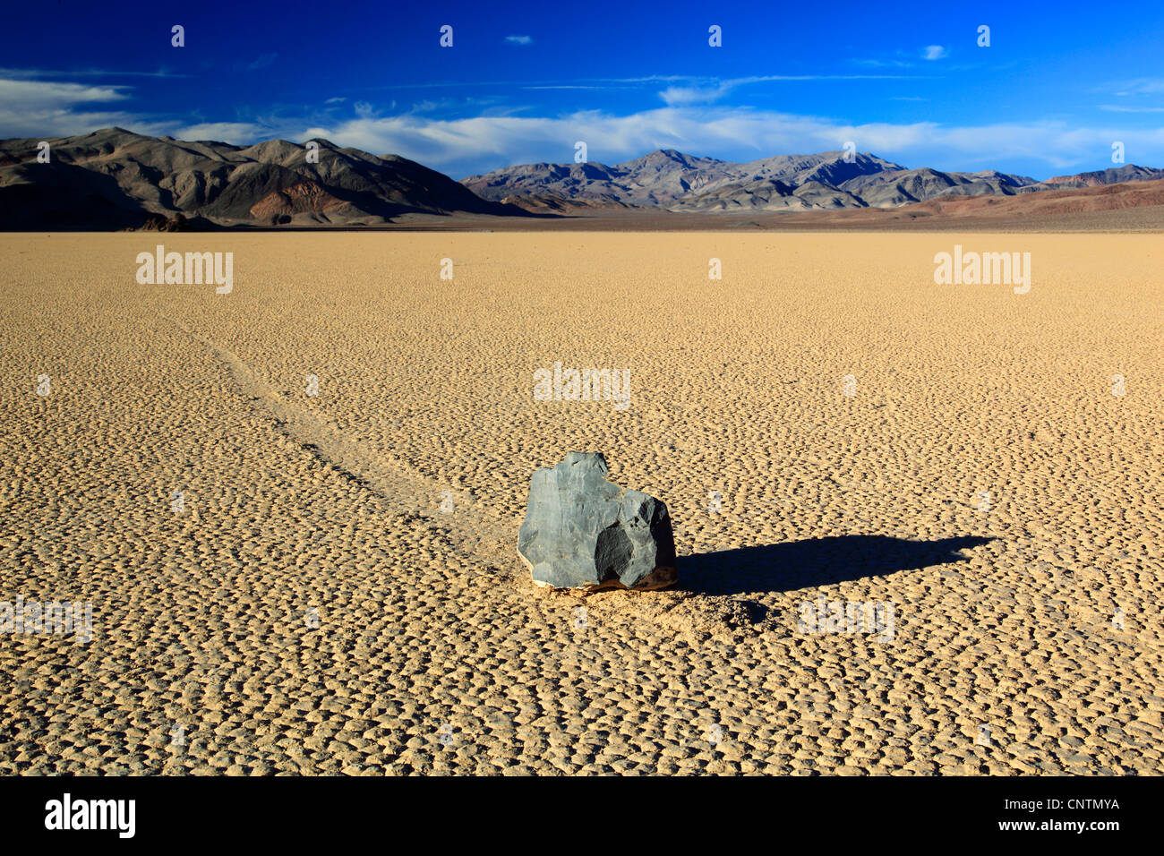 The Sliding Rocks of Racetrack Playa, USA, California, Death Valley ...