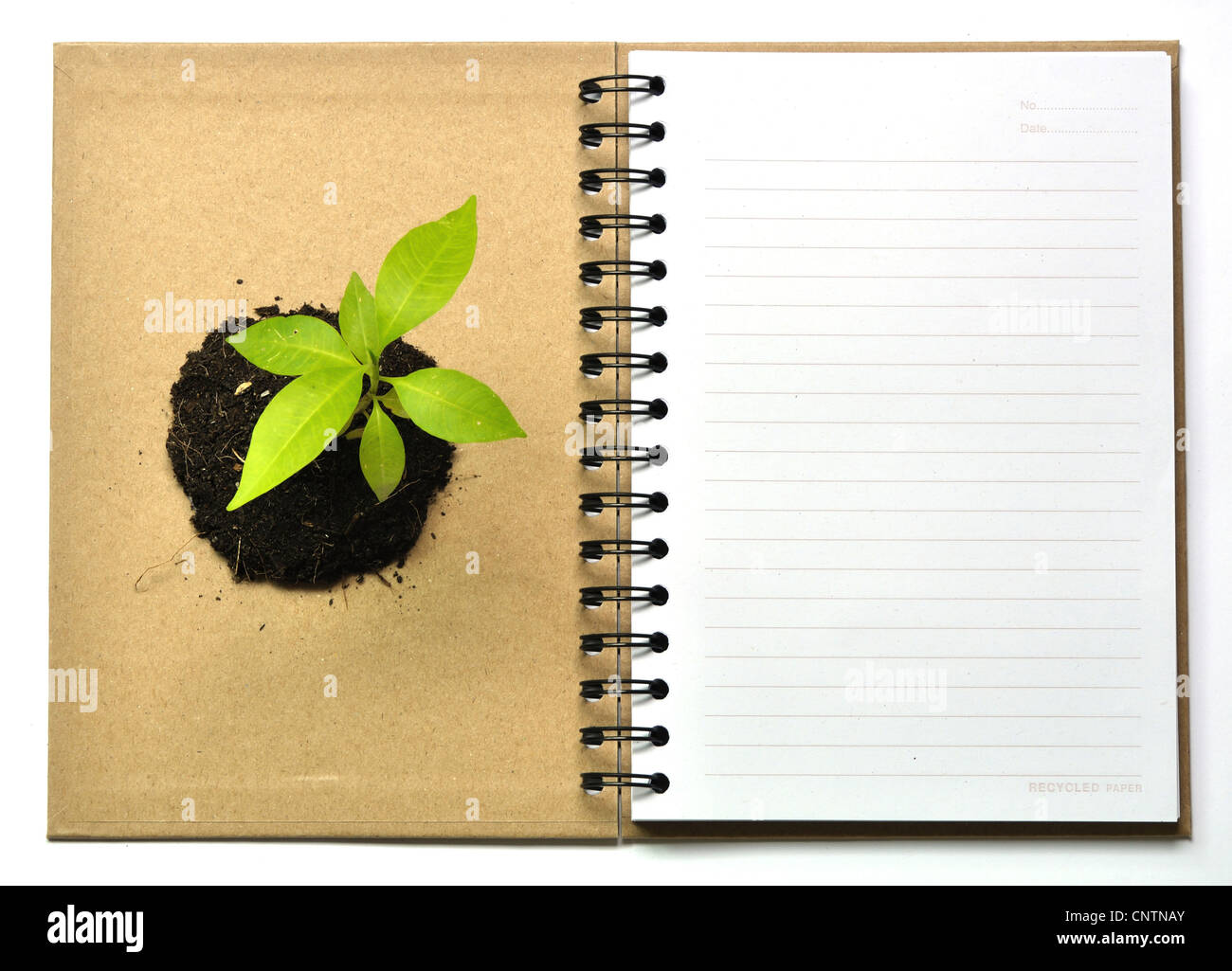 Concept picture of recycle notebook for save environment Stock Photo ...