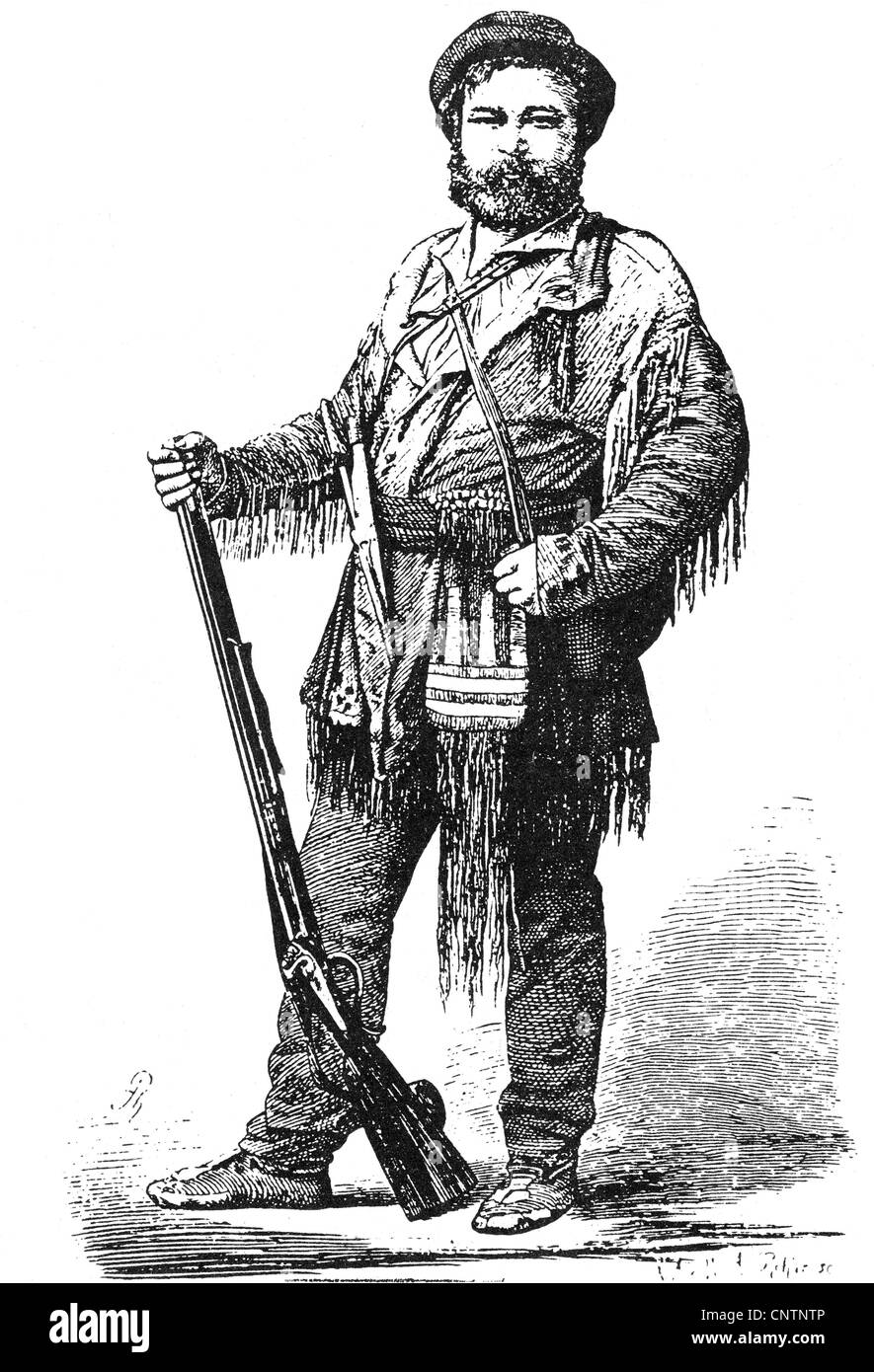 Trapper and 19th century hi-res stock photography and images - Alamy