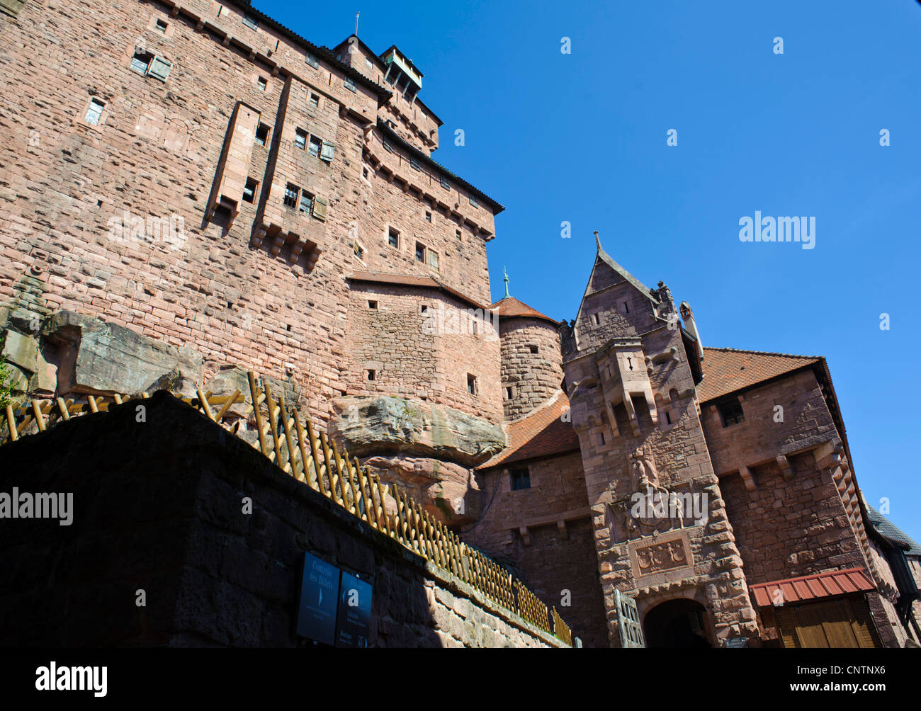 chateau de haut koenigsbourg france alsace castle Stock Photo - Alamy